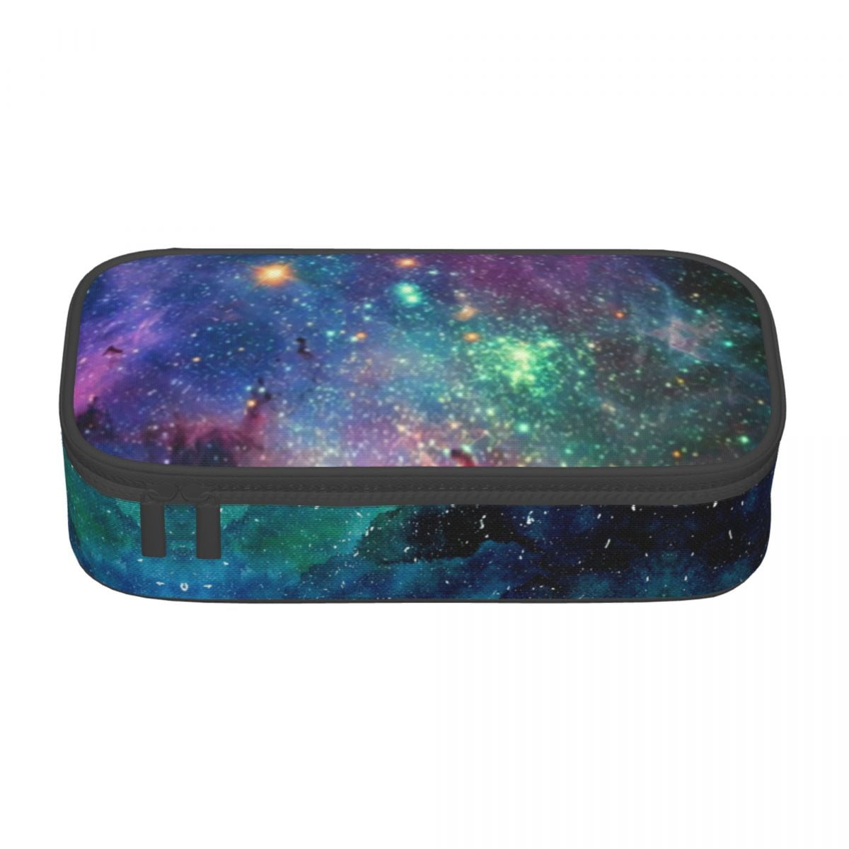 Custom Kawaii Celestial Moon And Stars Pencil Case for Space Universe Galaxy Astronomy Large ...