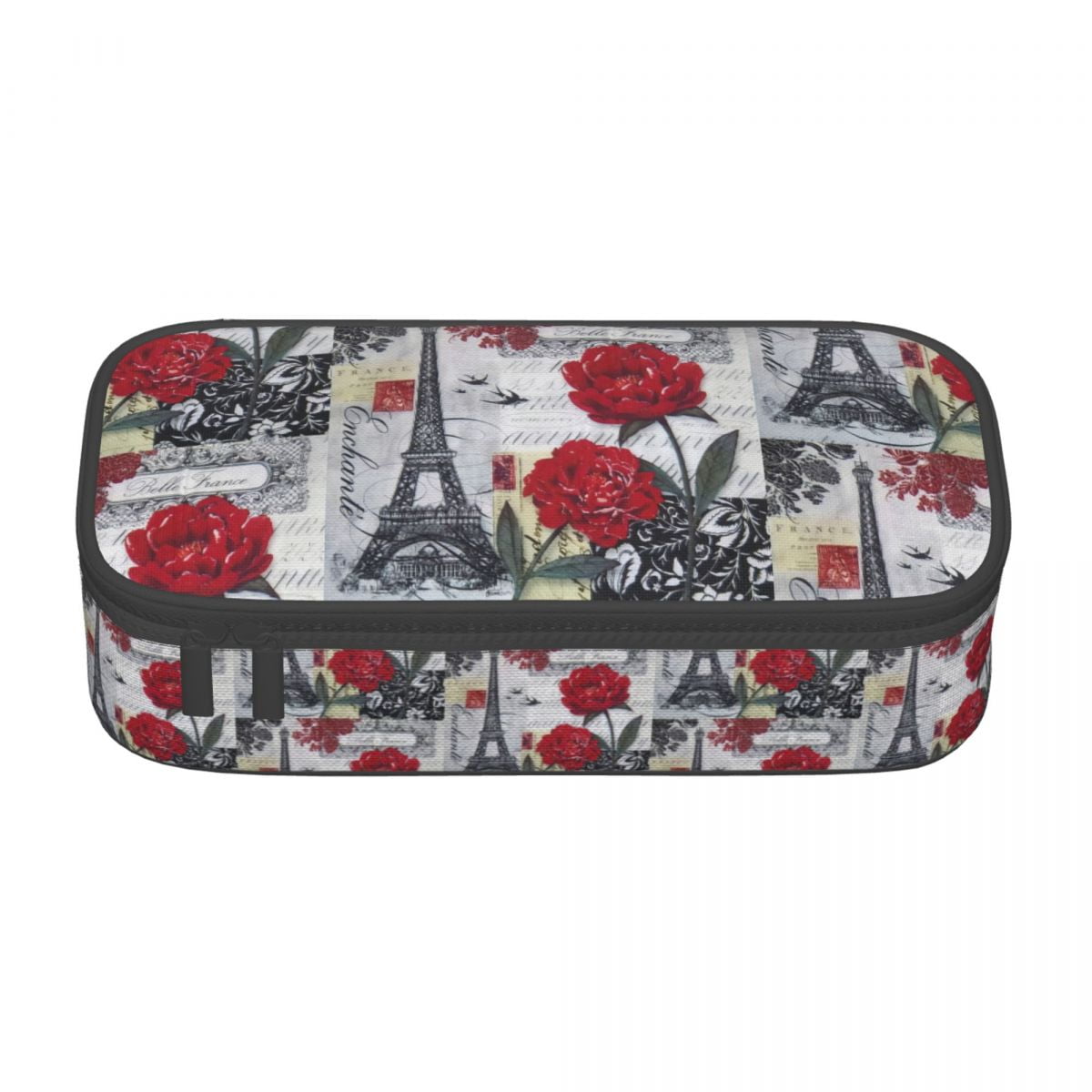 Custom Kawaii France Paris Eiffel Tower Pencil Case for Gilrs Large ...
