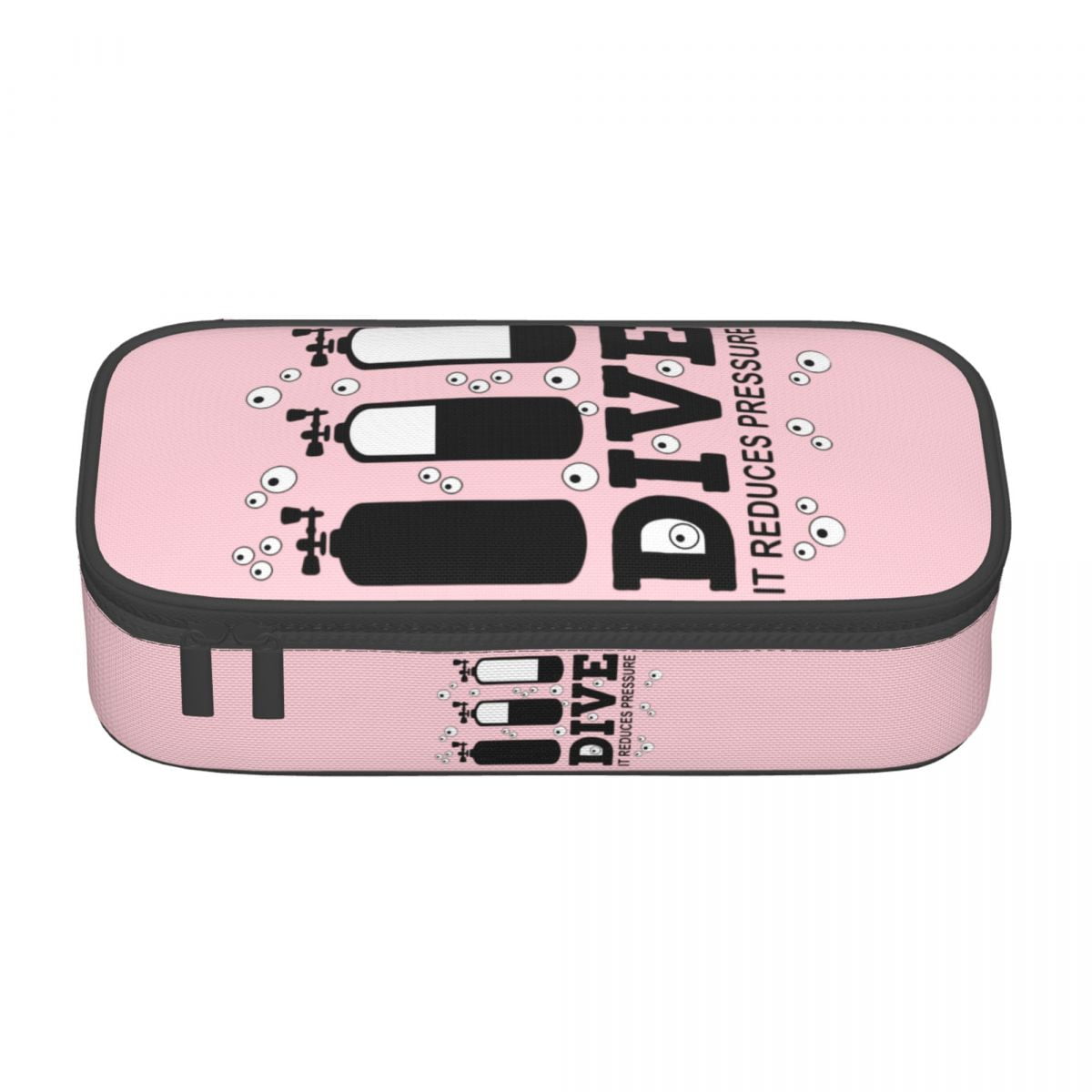 Custom Kawaii IDive Dive Flag Scuba Diving Pencil Cases for Gilrs Big ...