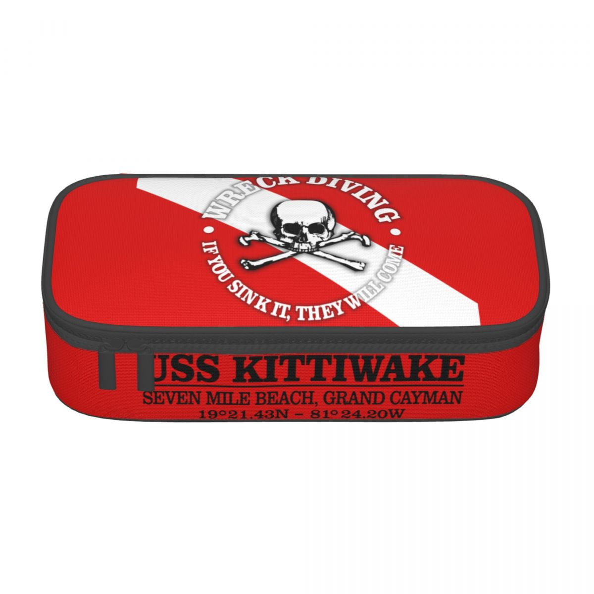 Custom Kawaii IDive Dive Flag Scuba Diving Pencil Cases for Gilrs Big ...