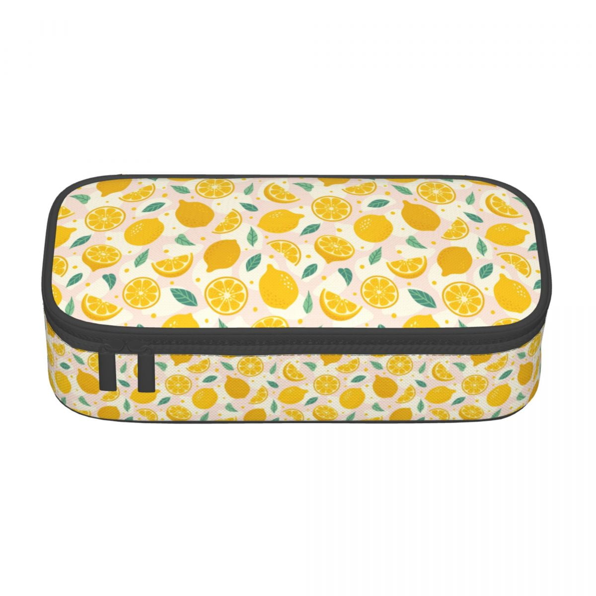 Custom Kawaii Mediterranean Tiles Summer Fruit Orange Lemon Pencil Case ...