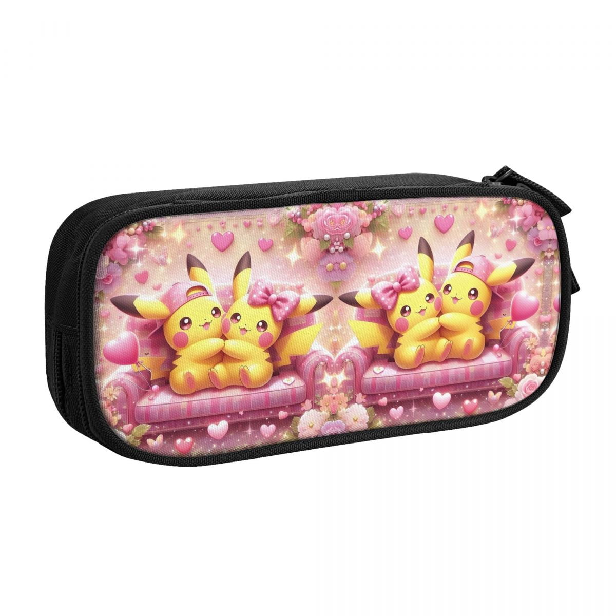 Custom Kawaii Pikachu De Skate Cartoon Funny Pencil Case forGame Kawaii ...