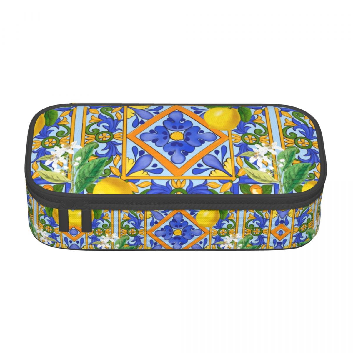 Custom Kawaii Tropical Fruit Summer Lemon Pencil Cases for s Large ...