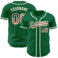 Custom Kelly Green USA Cream Authentic Baseball Jersey - Hot Sale 2026 ...