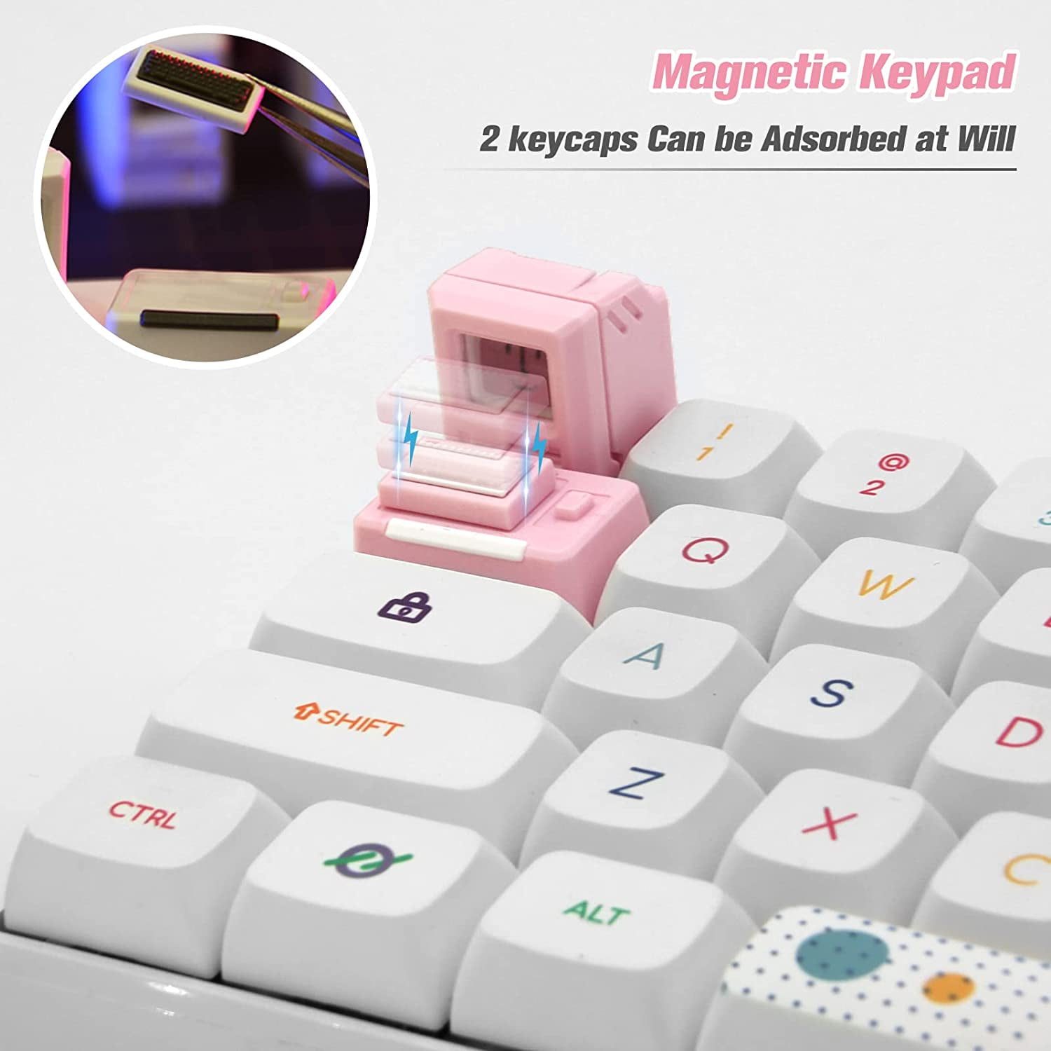 Custom Keycaps for Esc Key and Tab Key - Magnetic Light Transmission ...