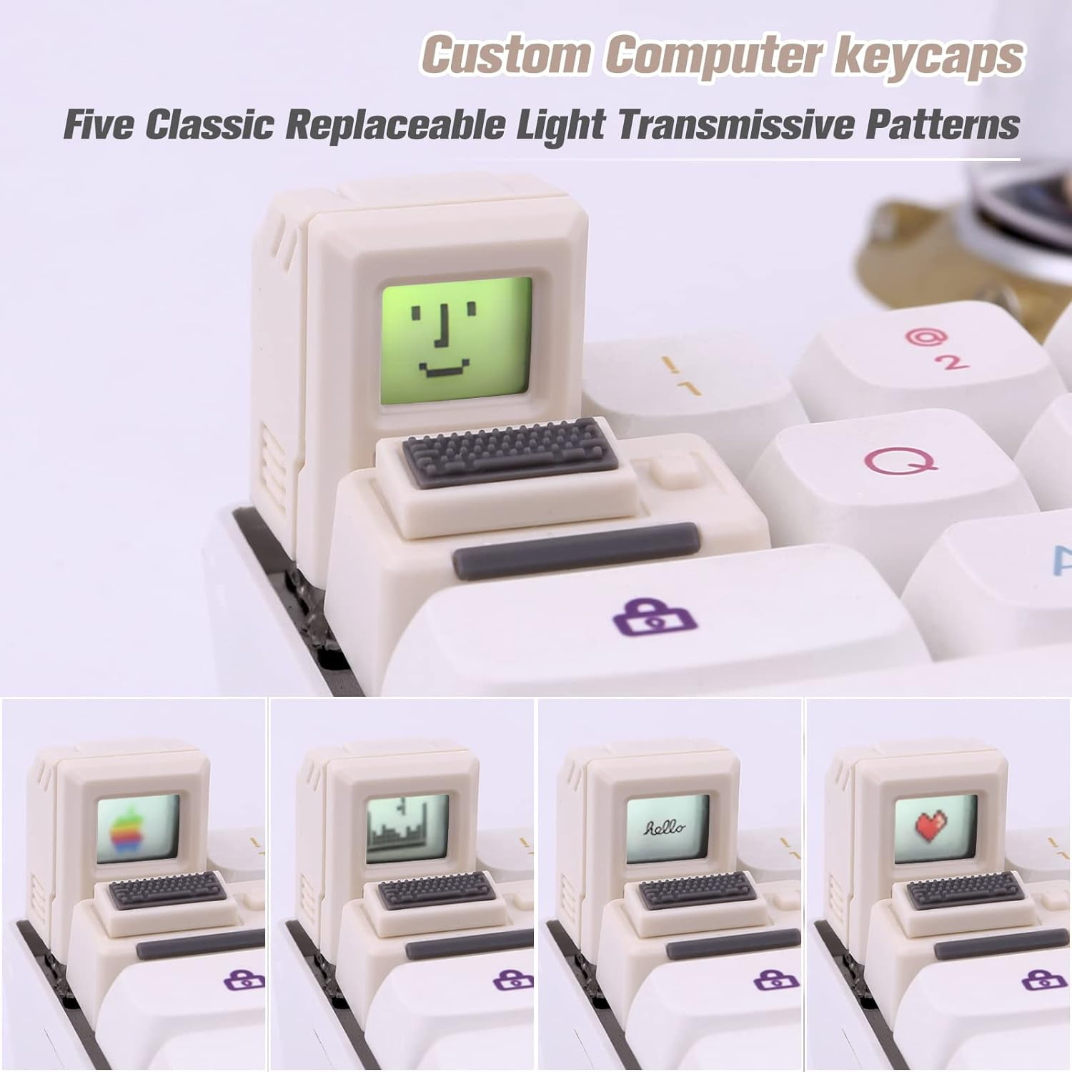 Custom Keycaps for Esc Key and Tab Key - Magnetic Light Transmission ...