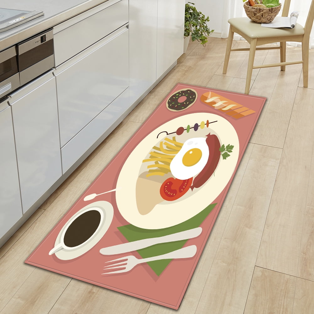 Custom Kitchen Mat Entrance Doormat Bathroom Door Bedroom Anti-Slip Rug ...