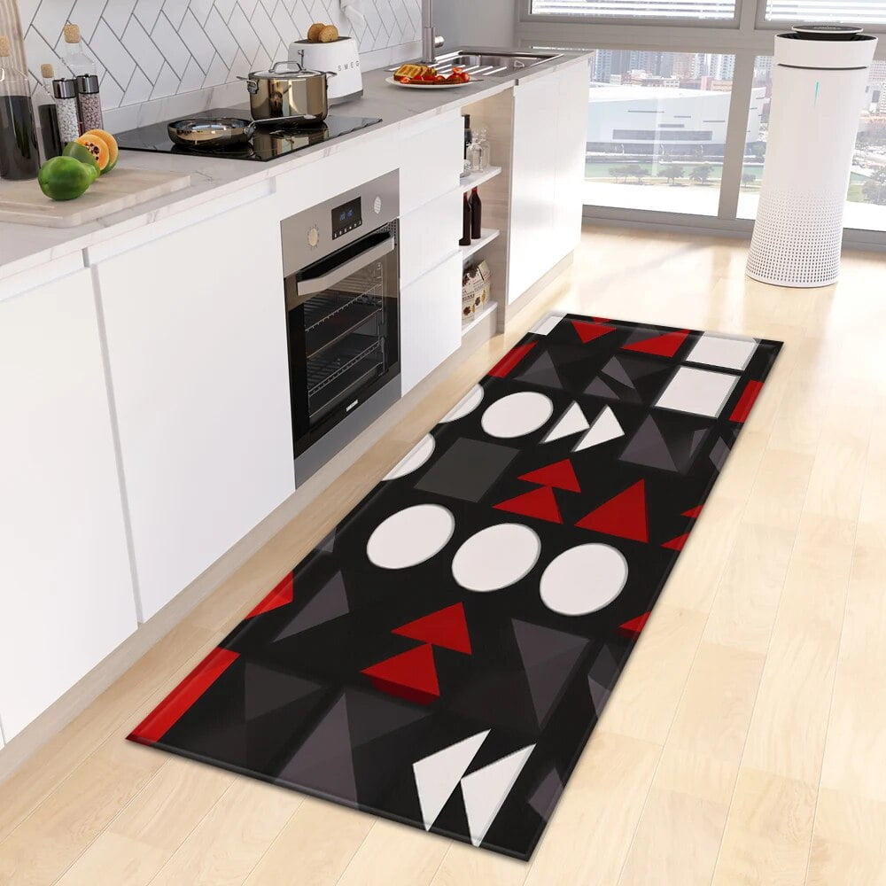 Custom Kitchen Rug Anti-Slip Foot Mat Hallway Bath Entrance Doormat ...
