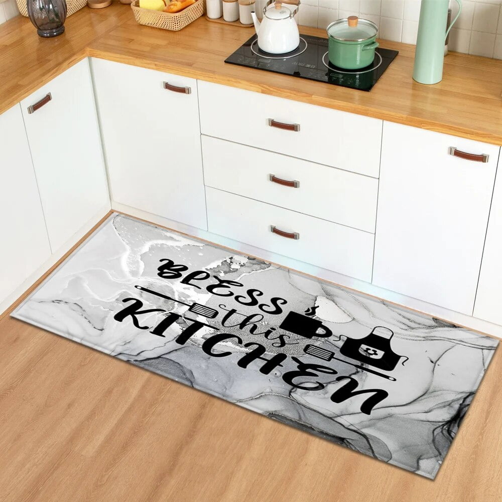 Custom Kitchen Rug Living Room Floor Bathroom Anti-Slip Foot Mat ...