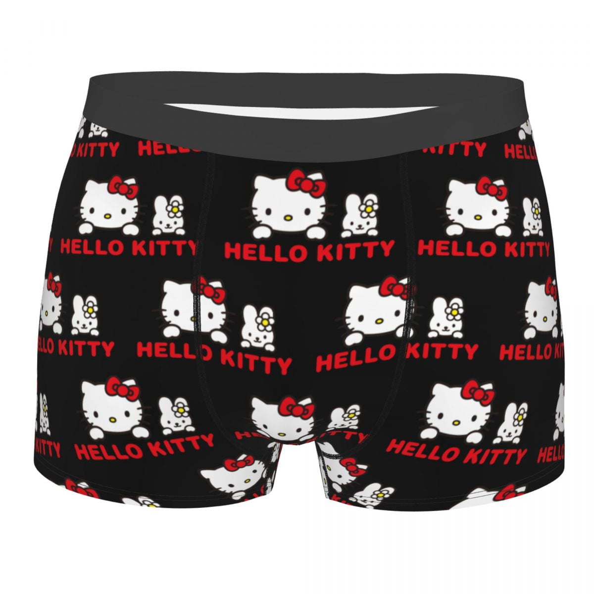 Custom Kitty White Hello Kitty Underwear Men Stretch Sanrio Boxer ...