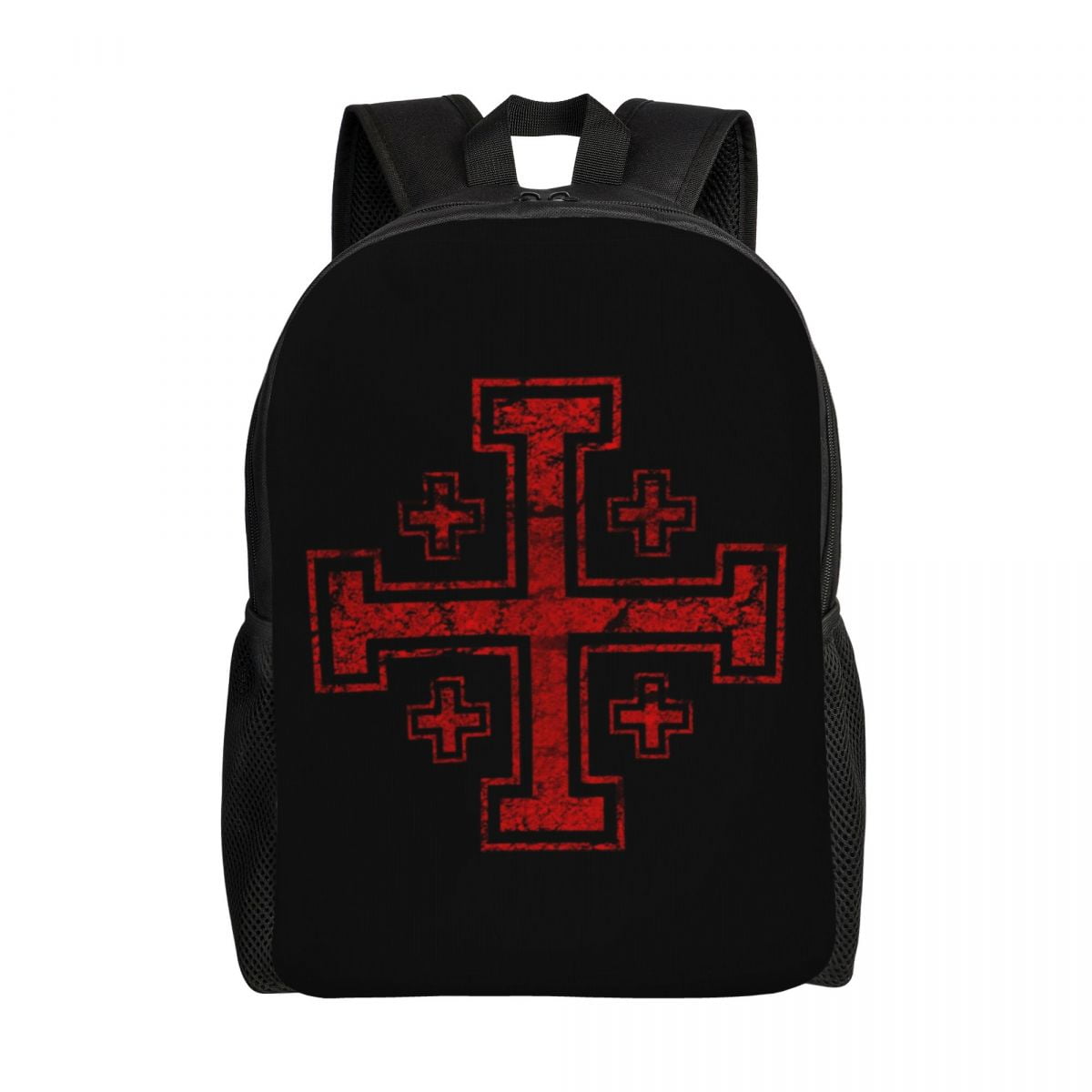 Custom Knights Templar Cross Shield Symbol Backpack Computer Bookbag ...