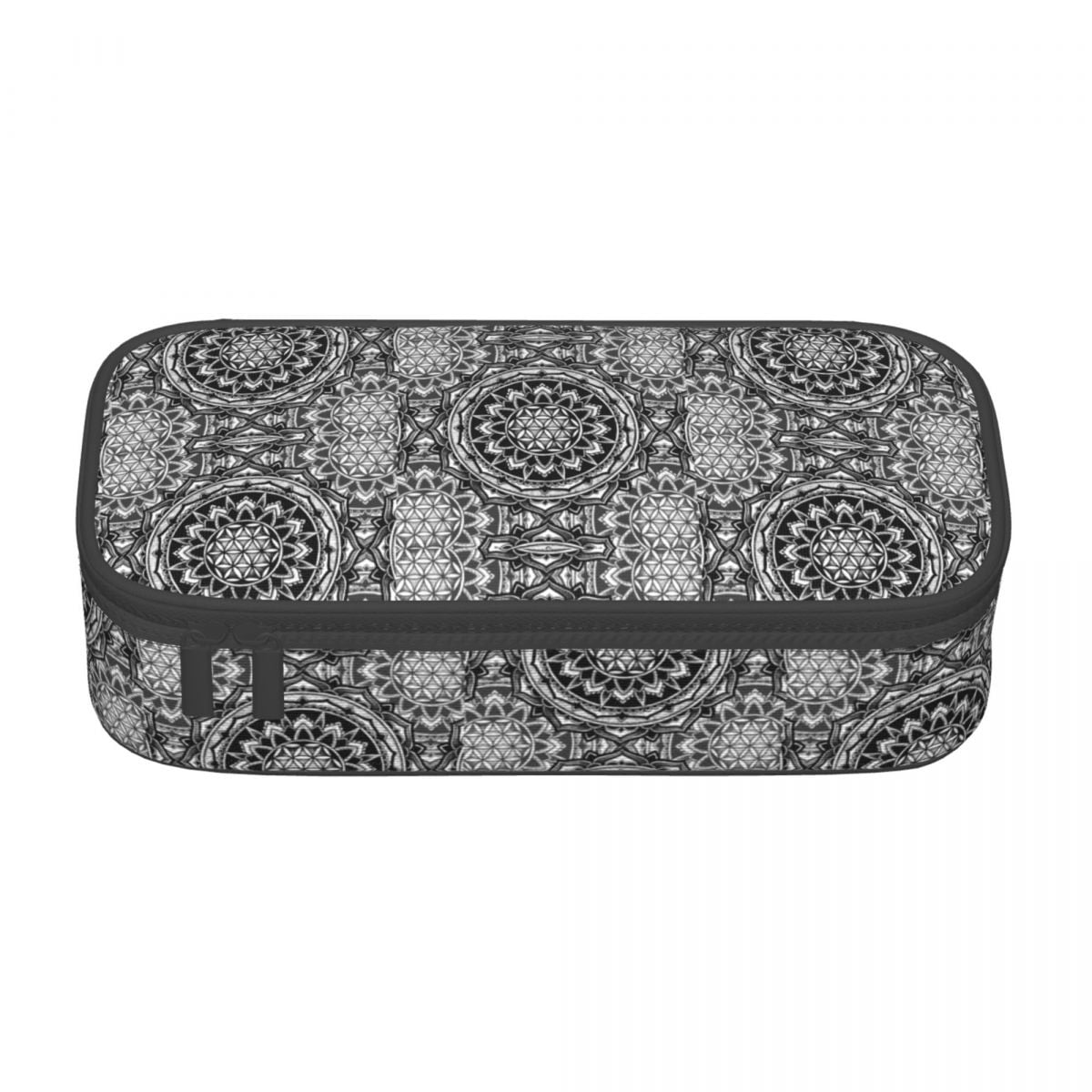 Custom Korean Flower Of Life In Lotus Mandala Pencil Cases for Zen Yoga ...