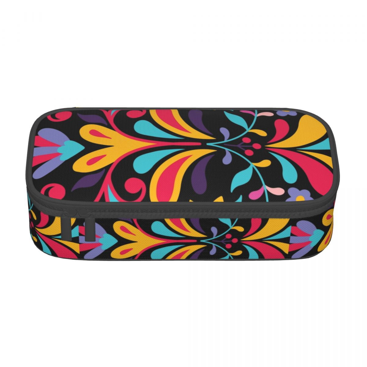 Custom Korean Mexican Talavera Flower Ceramic Tile Pencil Cases for ...