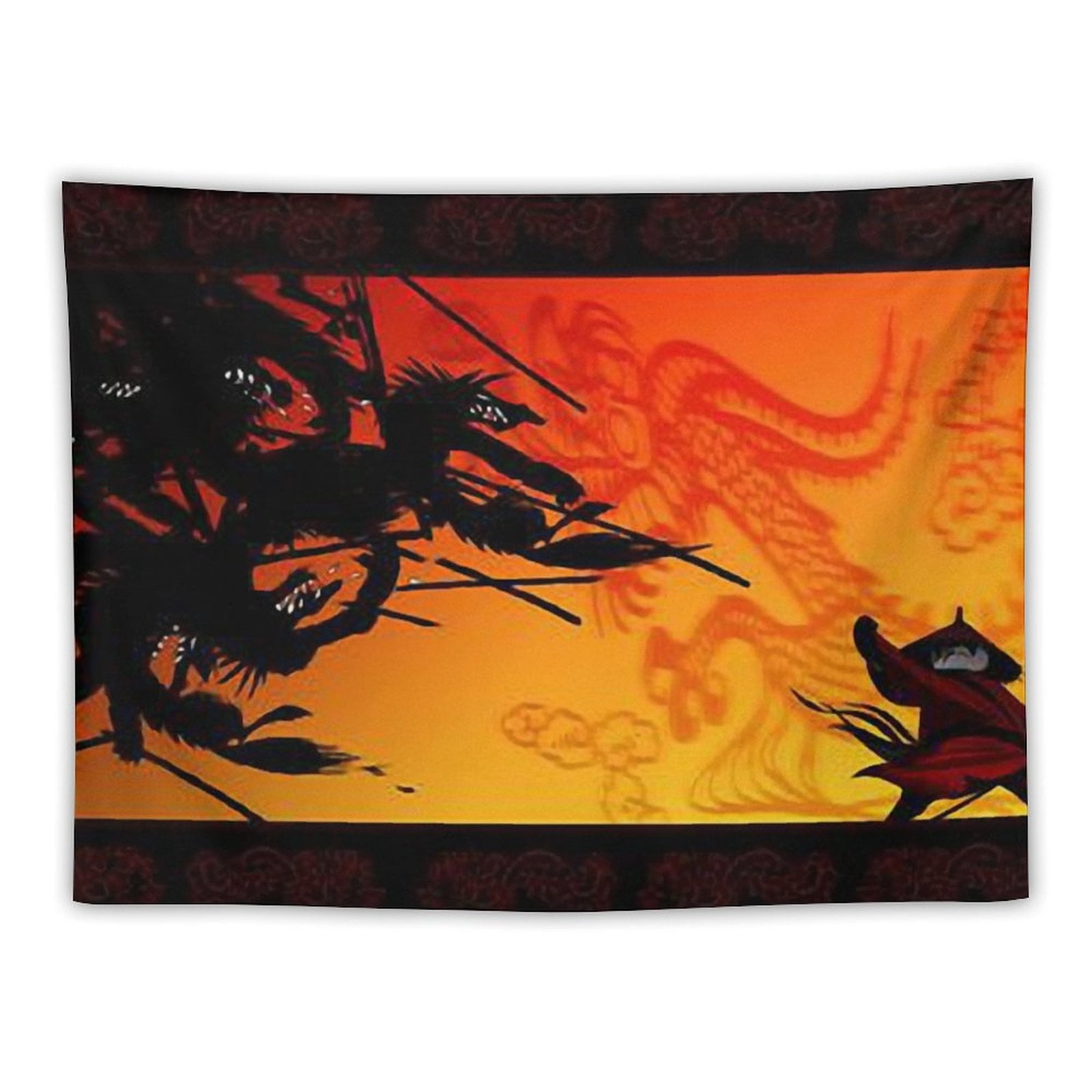 Custom Kung Fu Panda Tapestry wall hanging poster hanging painting ...