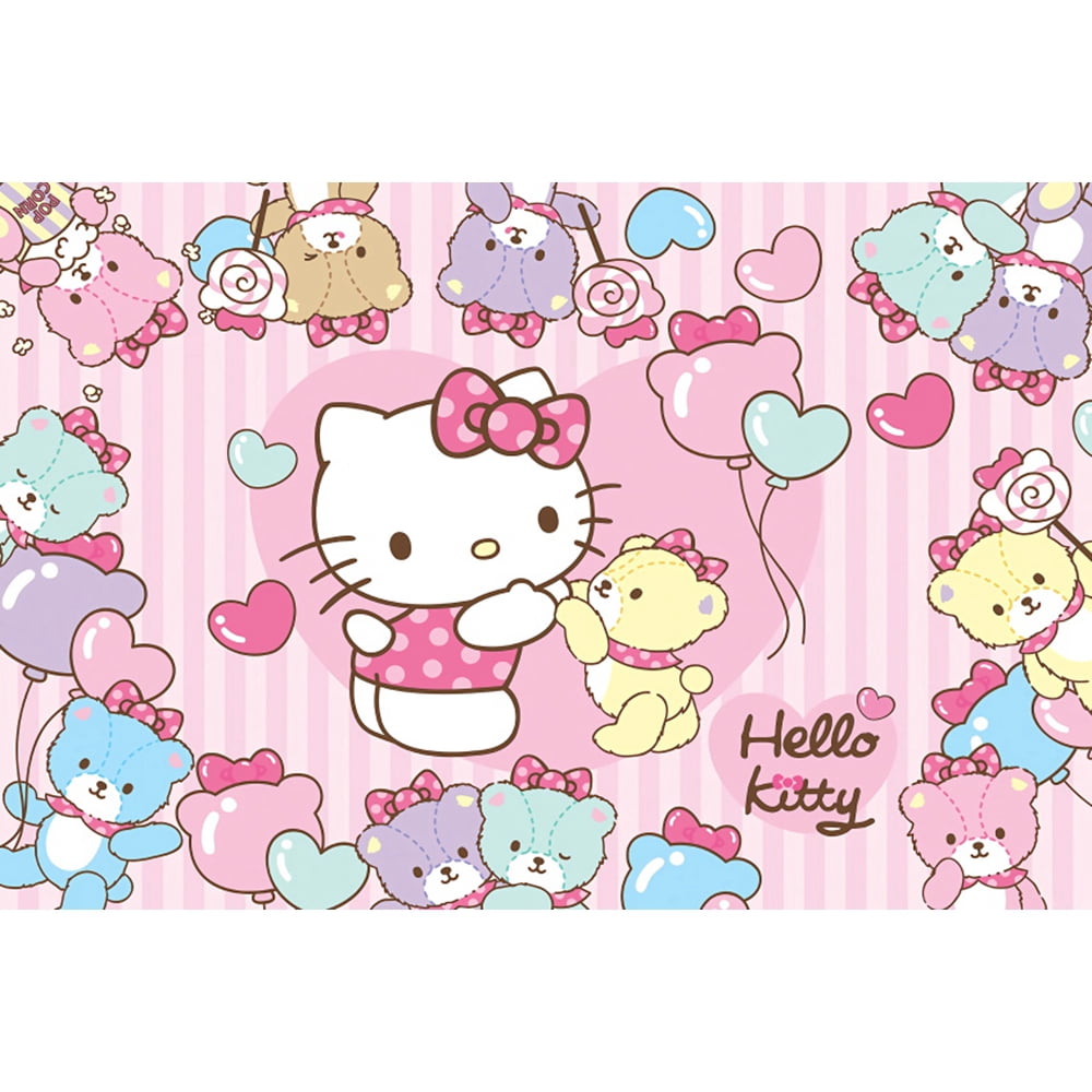 Custom Kuromi Hello Kitty Party Backdrop Decor Baby Girl Kids Birthday ...