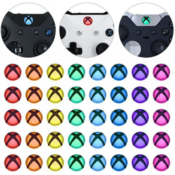 Custom LED Mod Stickers for Xbox Controller, 40-Piece Set in 8 Colors ...