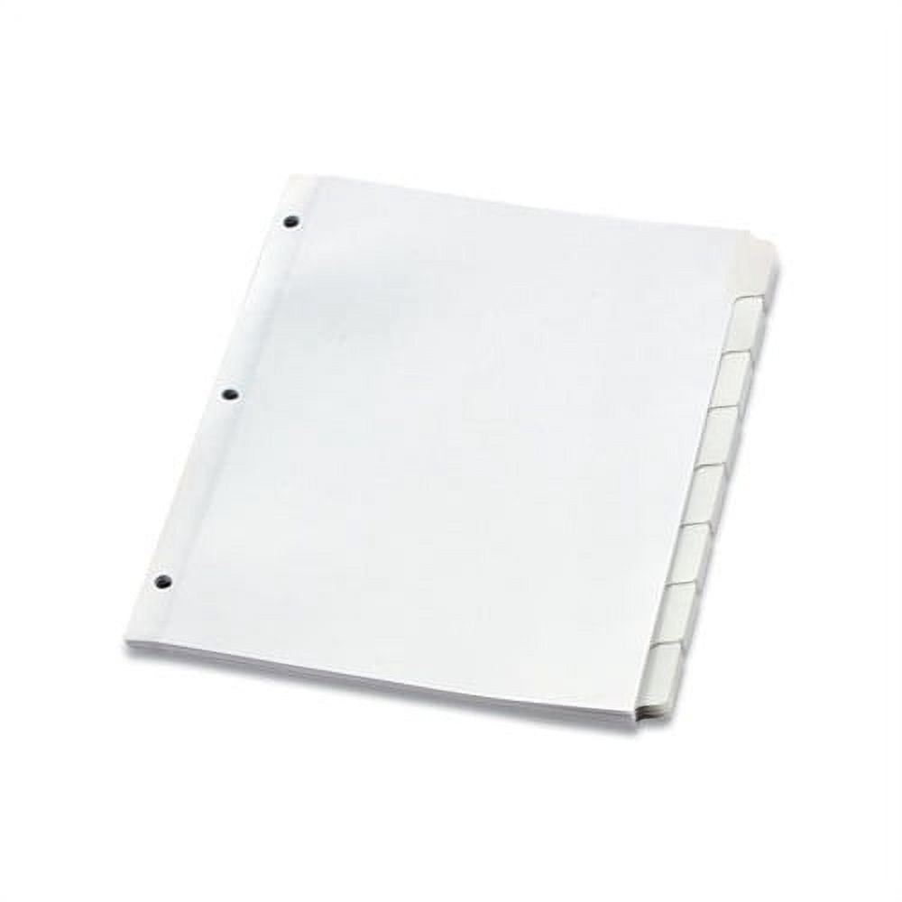 Custom Label Tab Dividers with Self-Adhesive Tab Labels 8-Tab, 11 x 8.5 ...