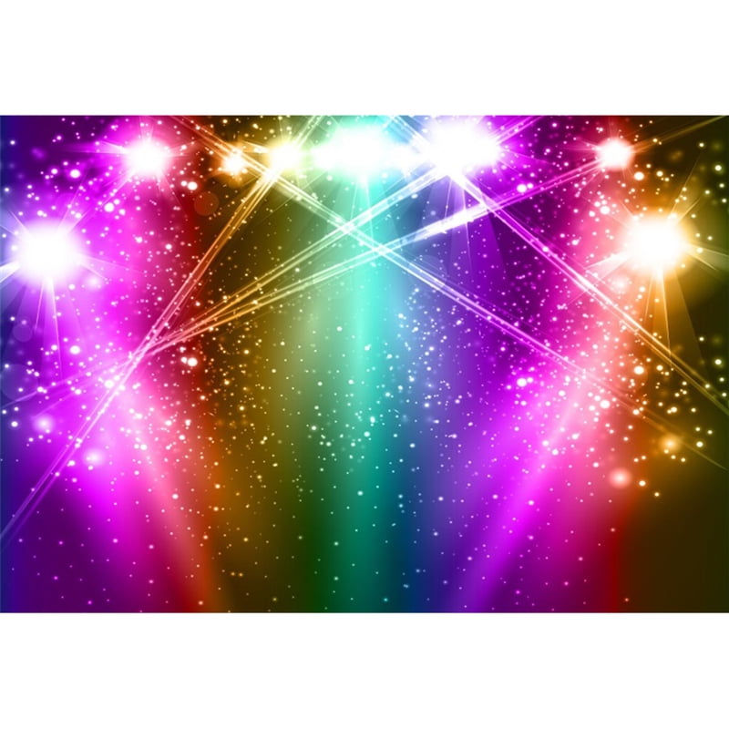 Custom Laeacco Musical Play Stage Concert Spotlight Fantasy Polka Dot ...