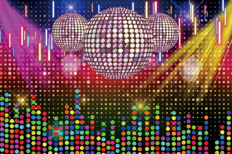 Custom Laeacco Stage Backdrops Music Show Shiny Spotlight Speaker Party ...
