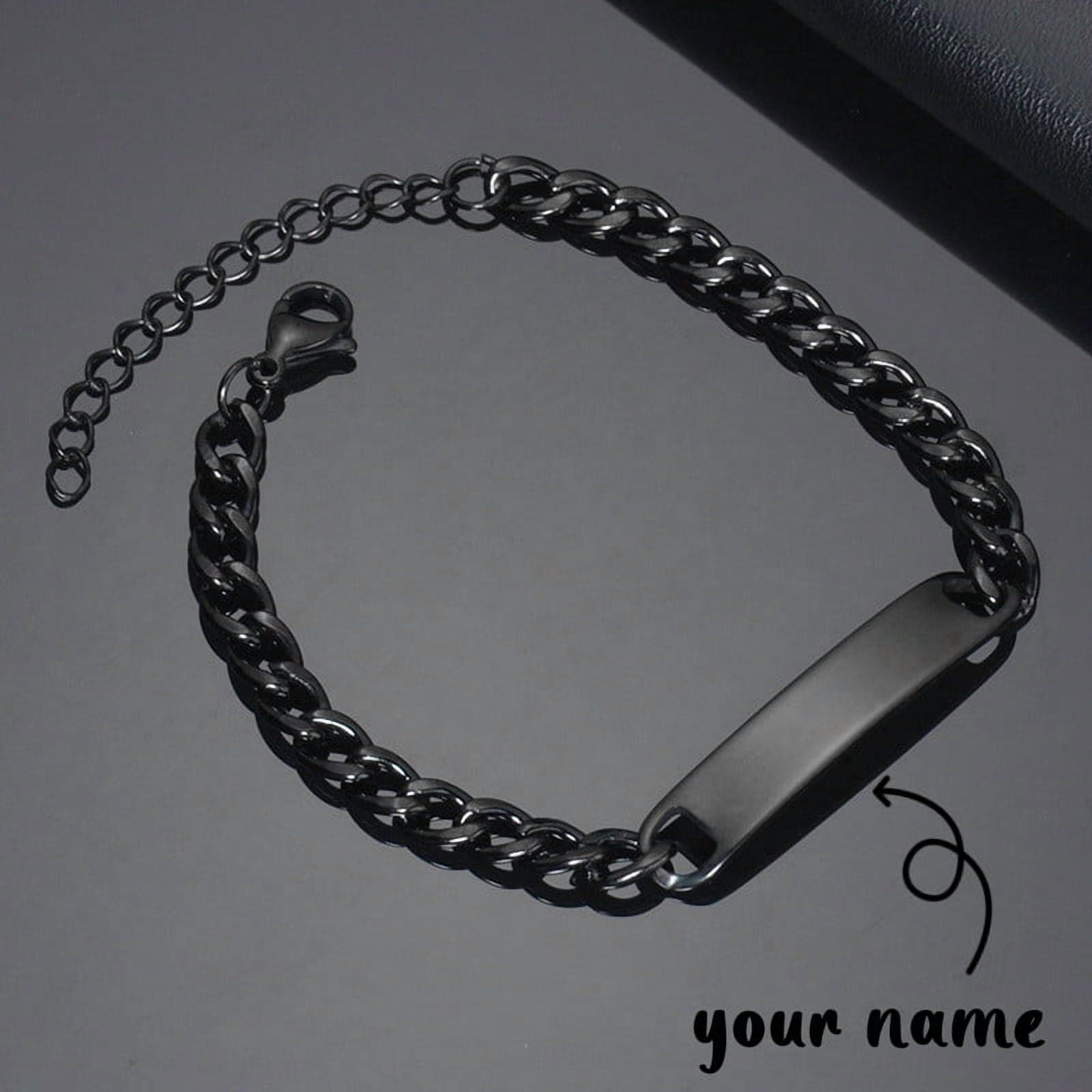 Custom Laser Engraved Bracelets Personalized Bracelet Engravable ...