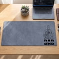 Custom Leather Desk Pad for Dad, Personalized Office Mouse Mat Gift ...