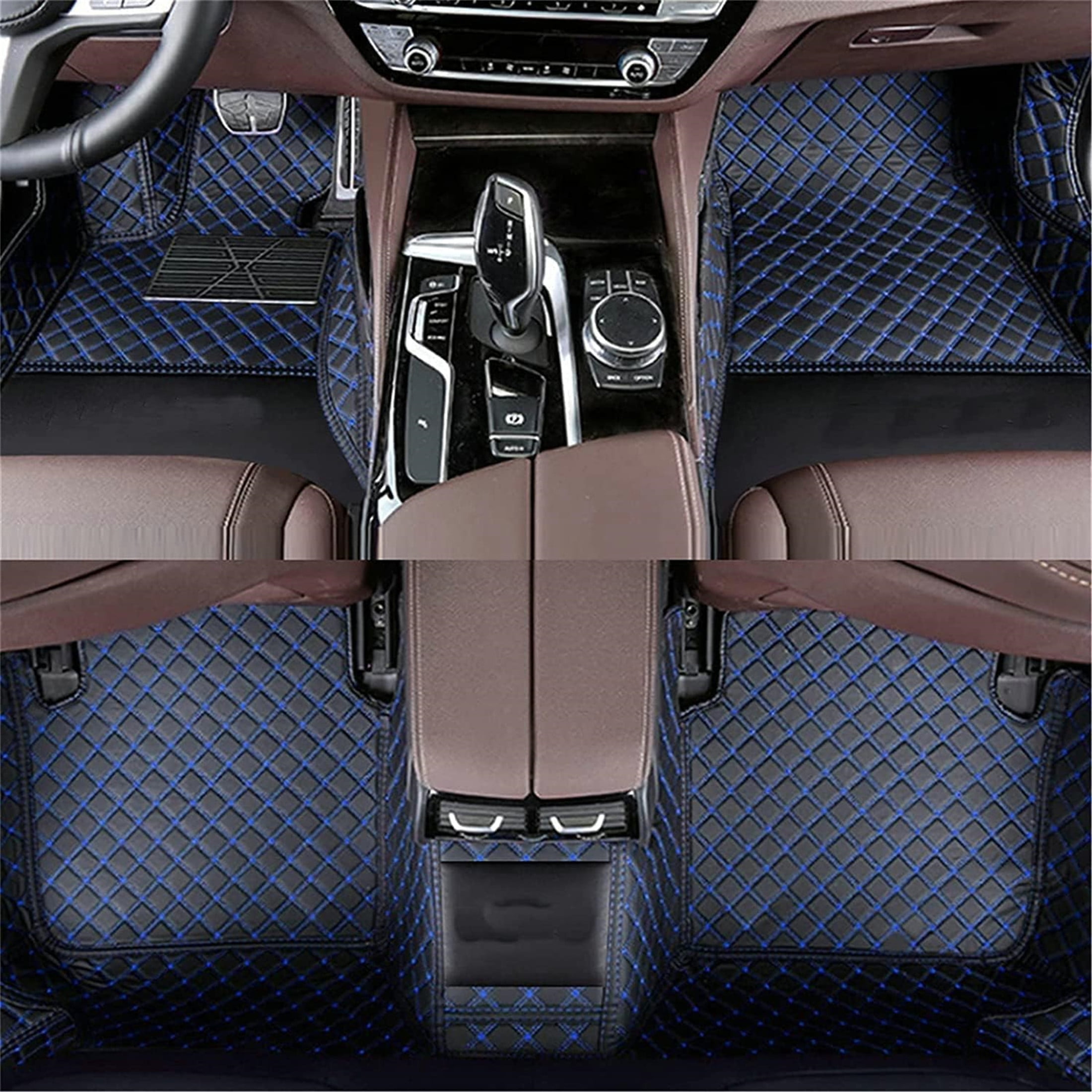 Custom Leather Full Coverage Waterproof Car Floor Mats for 99% Sedan ...