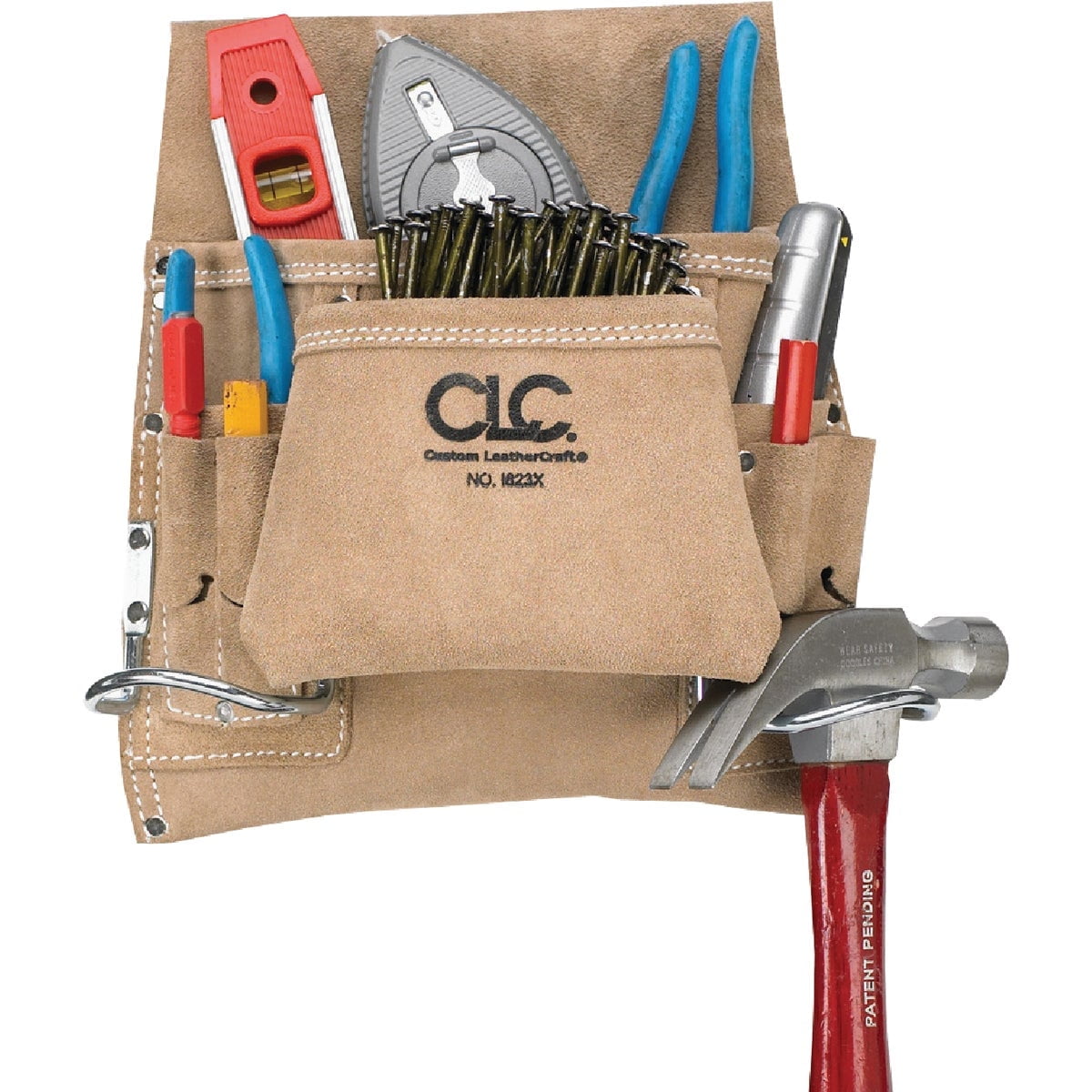 Custom Leathercraft I823X 8-Pocket Carpenter's Nail and Tool Bag ...