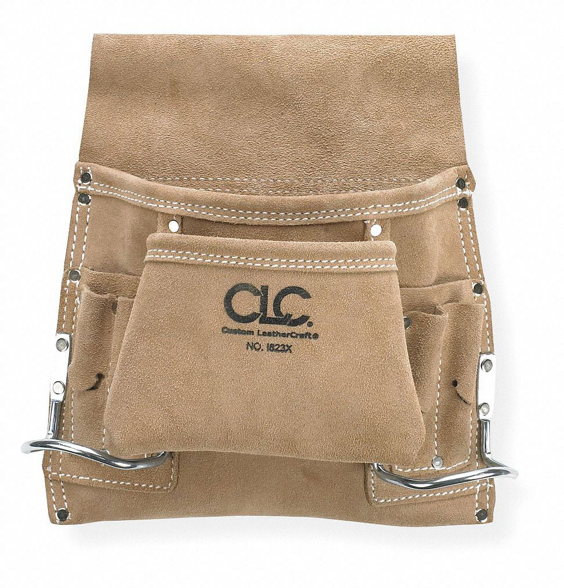 Custom Leathercraft I823X 8-Pocket Carpenter's Nail and Tool Bag ...