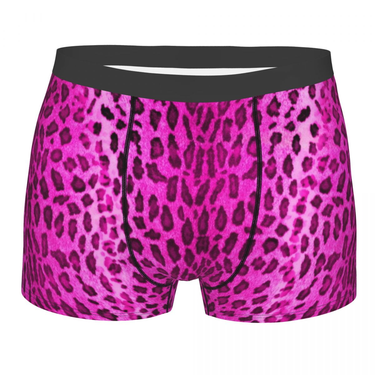 Custom Leopard Pattern Underwear Men Breathbale Tropical Wild Animal ...