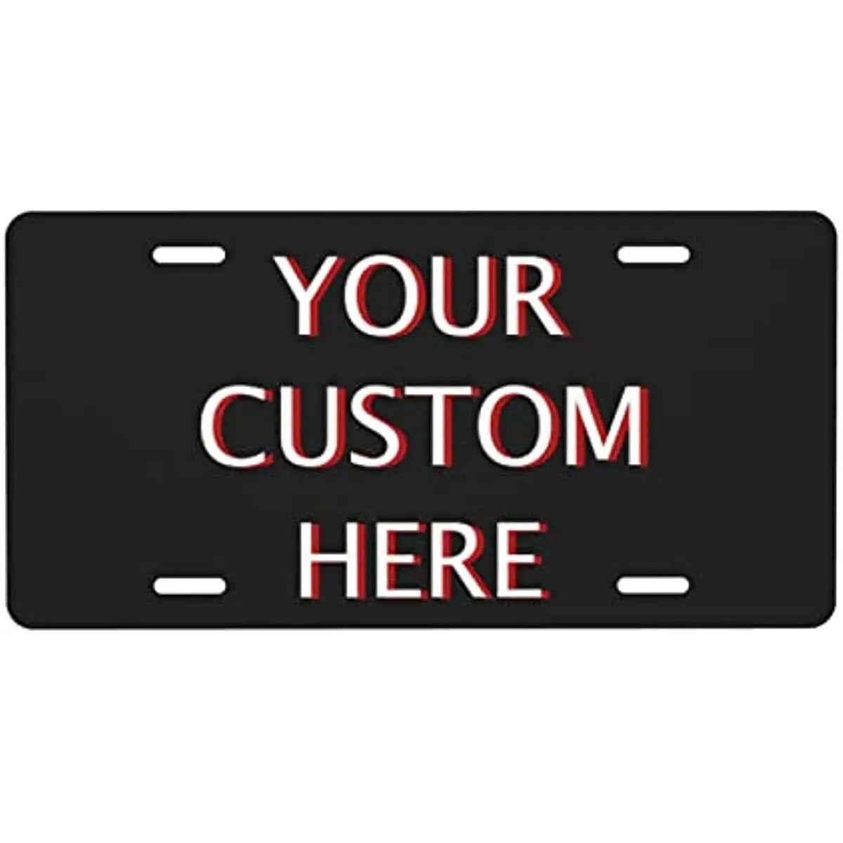 Custom License Plate Add Your Personalized Picture Text Logo Auto Car ...