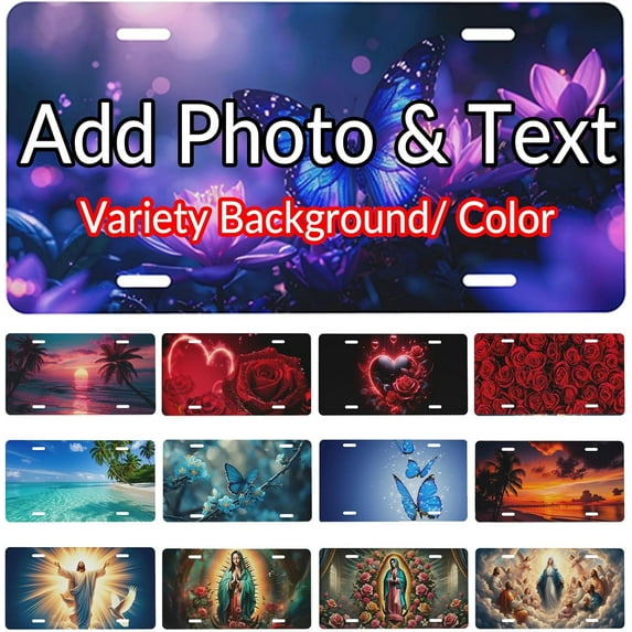 Custom License Plate, Design Your Own Personalized License Plate with ...