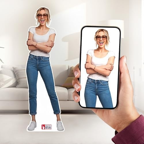Custom Life Size Cardboard Cutout | Coroplast Personalized High Resolution Stand Up | Upload ...