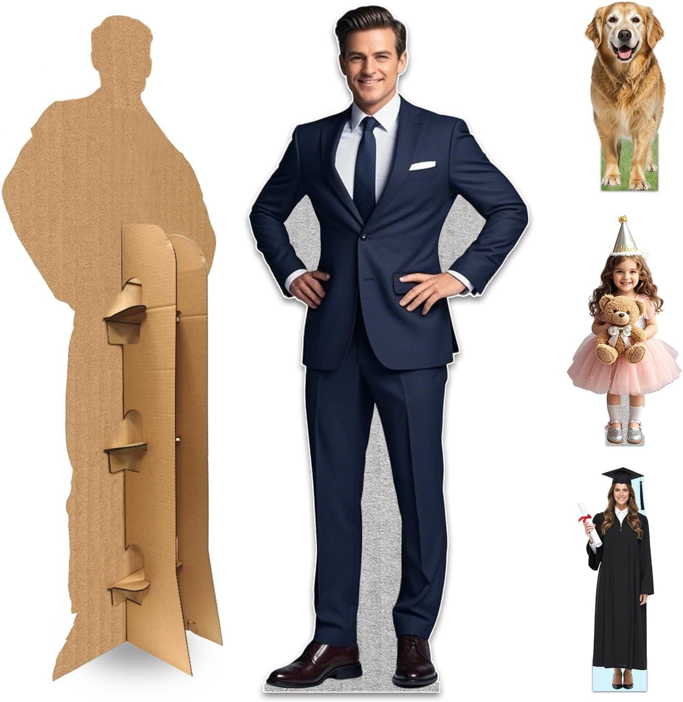 Custom Life-Size Cardboard Cutout | Personalized High Resolution ...