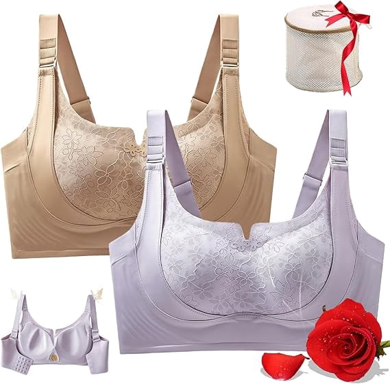 Custom-Lift Bust Shaping Bra, Full Coverage Wireless Comfy Push up Bras ...