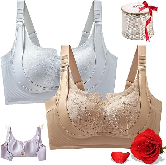 Custom-Lift Bust Shaping Bra, Full Coverage Wireless Comfy Push up Bras ...