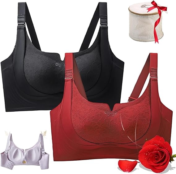 Custom-Lift Bust Shaping Bra, Full Coverage Wireless Comfy Push up Bras ...