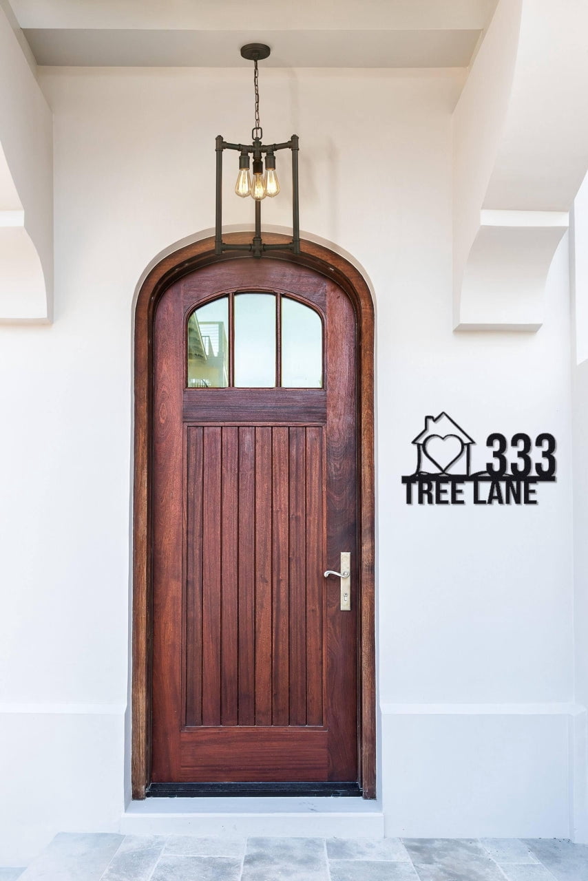 Custom Line Art Address Sign - Walmart.com
