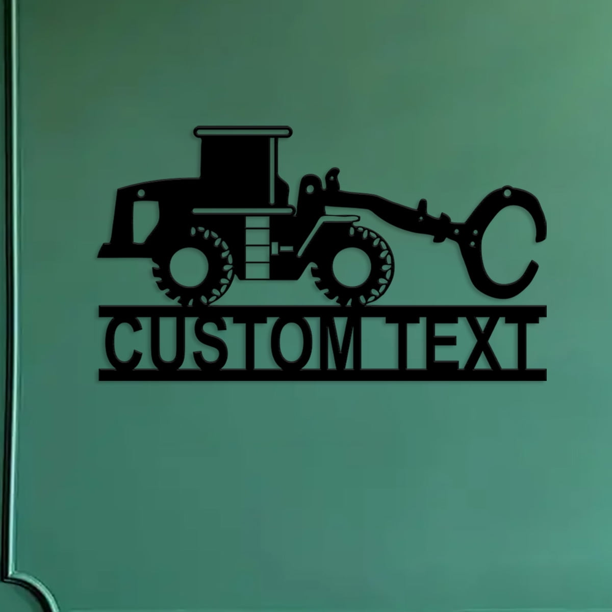 Custom Log Loader Metal Wall Art Personalized Log Loader Trucker Name ...