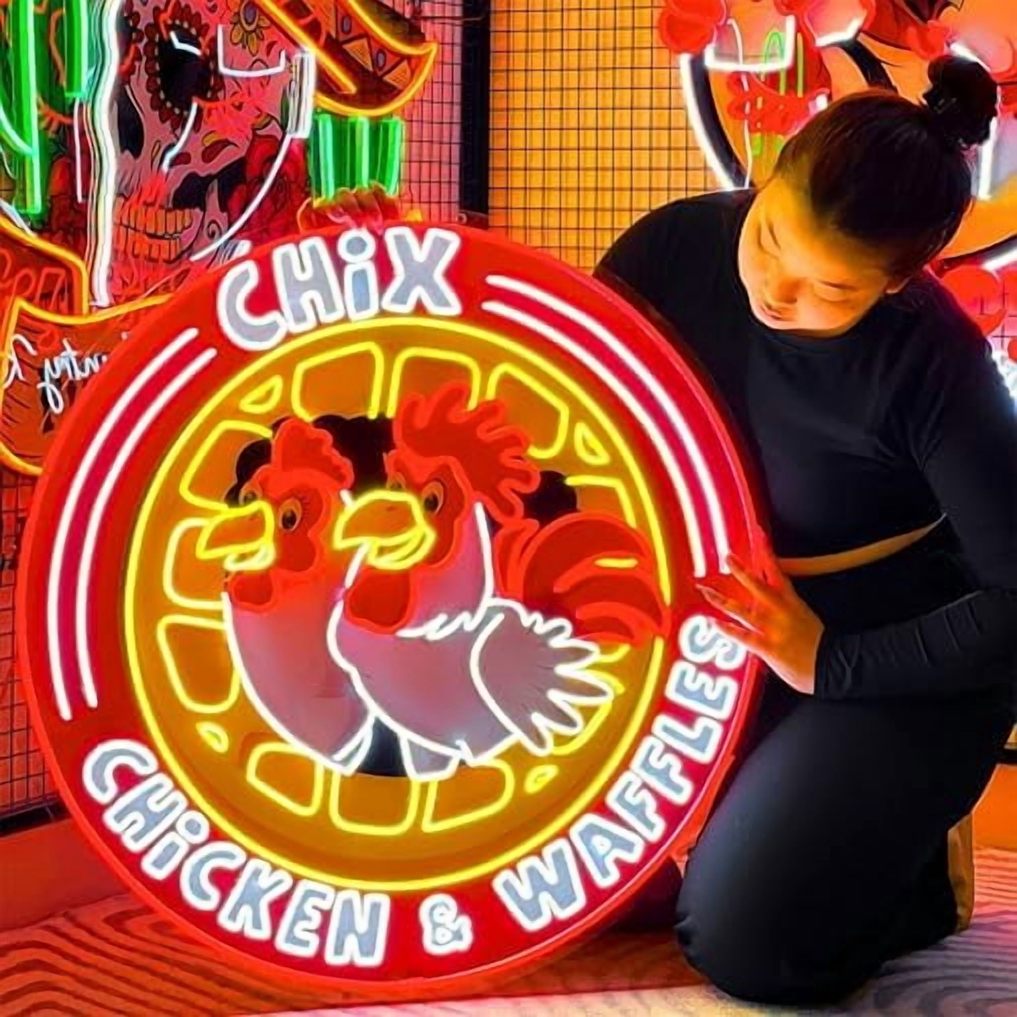 Custom Logo UV Printed LED Neon Sign For Wall Decor,Personalized ...