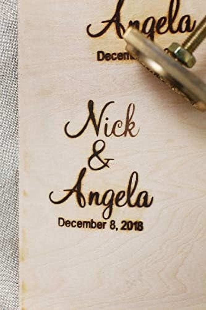 Custom Logo Wood Branding Iron,Durable Leather Branding Iron Stamp,BBQ ...