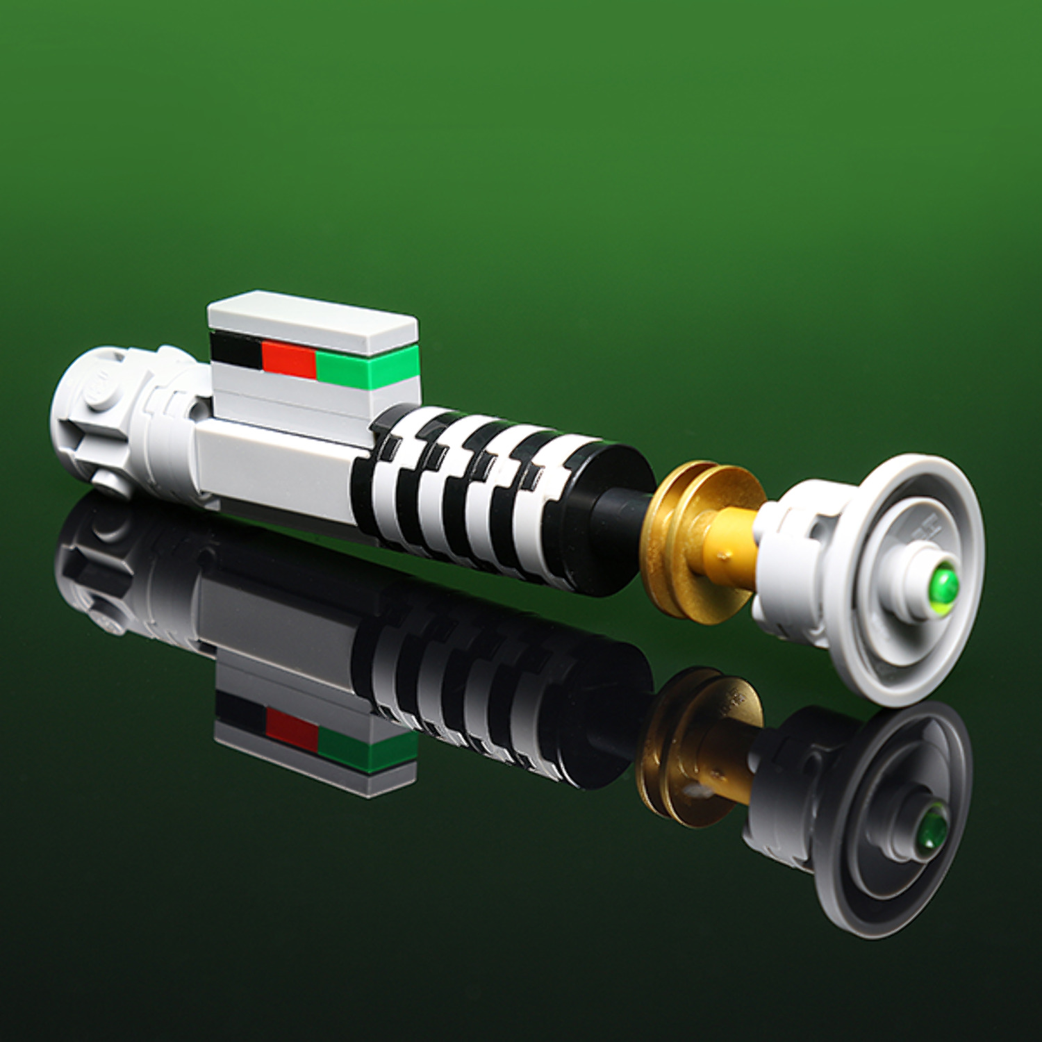 Custom Luke's Green Mini Lightsaber Building Kit - B3 Customs - Walmart.com
