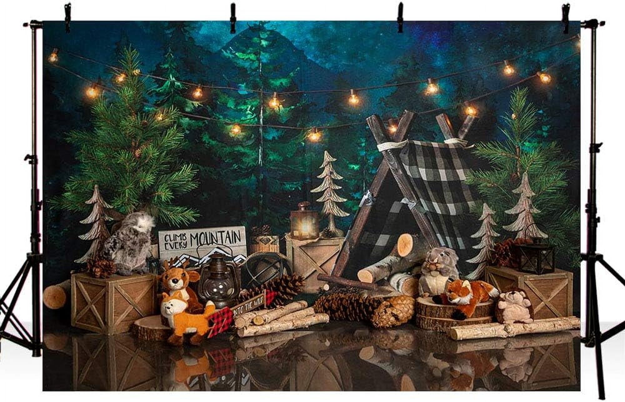 Custom MEHOFOTO 7x5ft Jungle Safari Baby Boy First Birthday Party ...