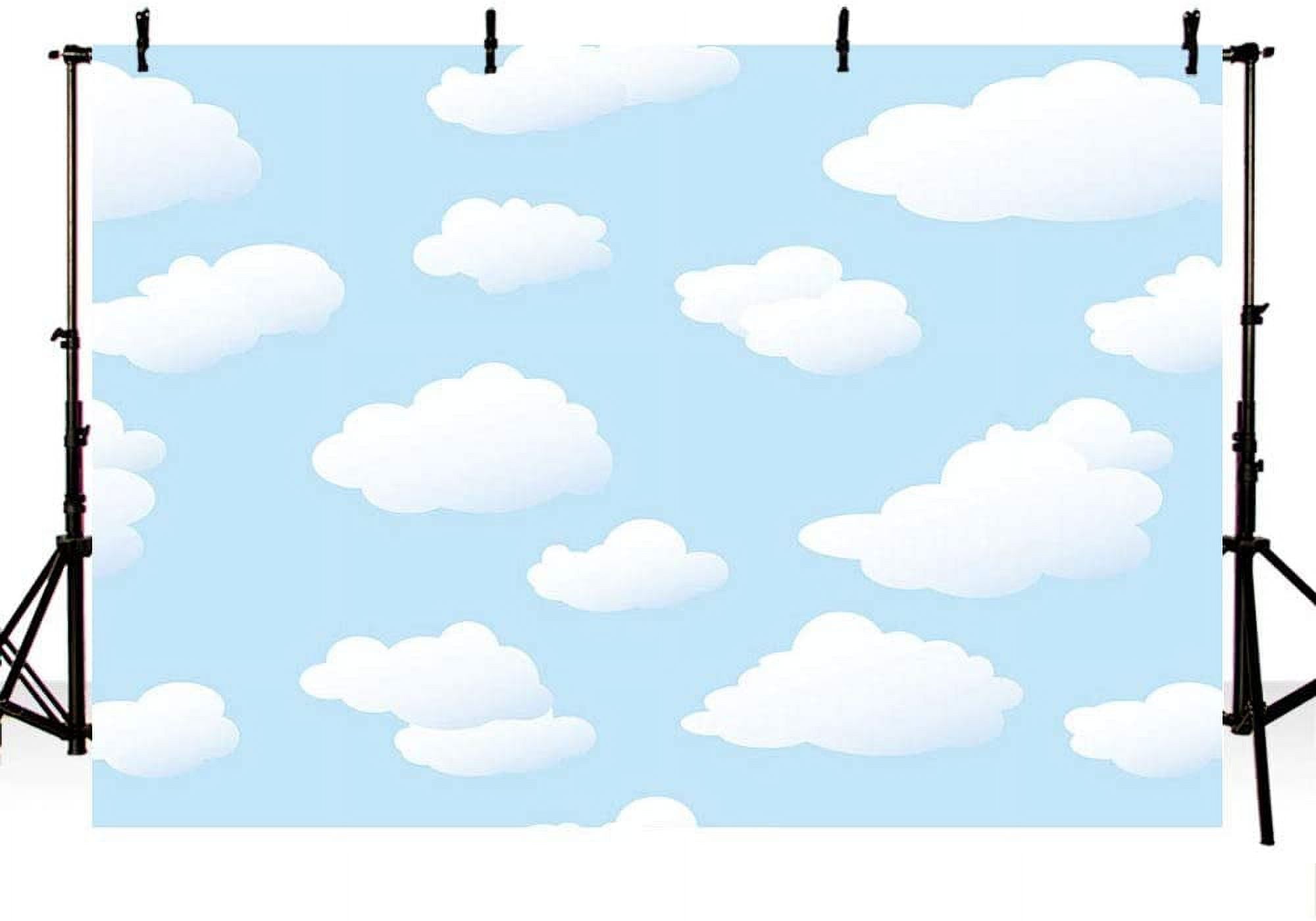 Custom MEHOFOTO Blue Sky and White Cloud Photo Studio Backdrop Props ...