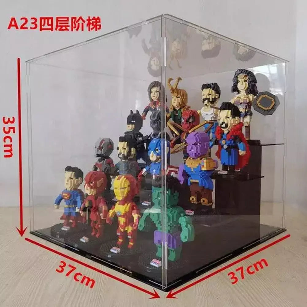 MOC Compatible *A* 36 Styles Transparent Acrylic Display Box For Micro ...