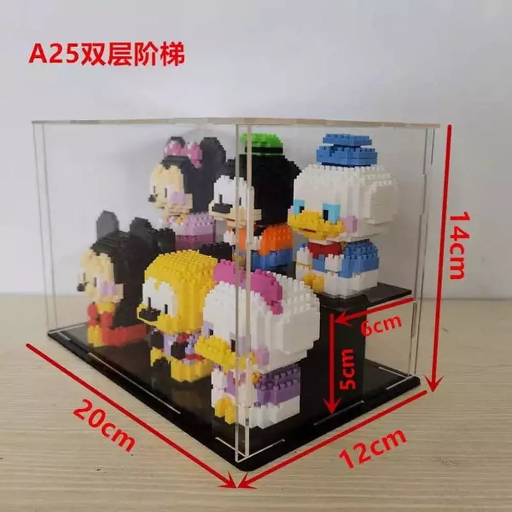 MOC Compatible *A* 36 Styles Transparent Acrylic Display Box For Micro ...