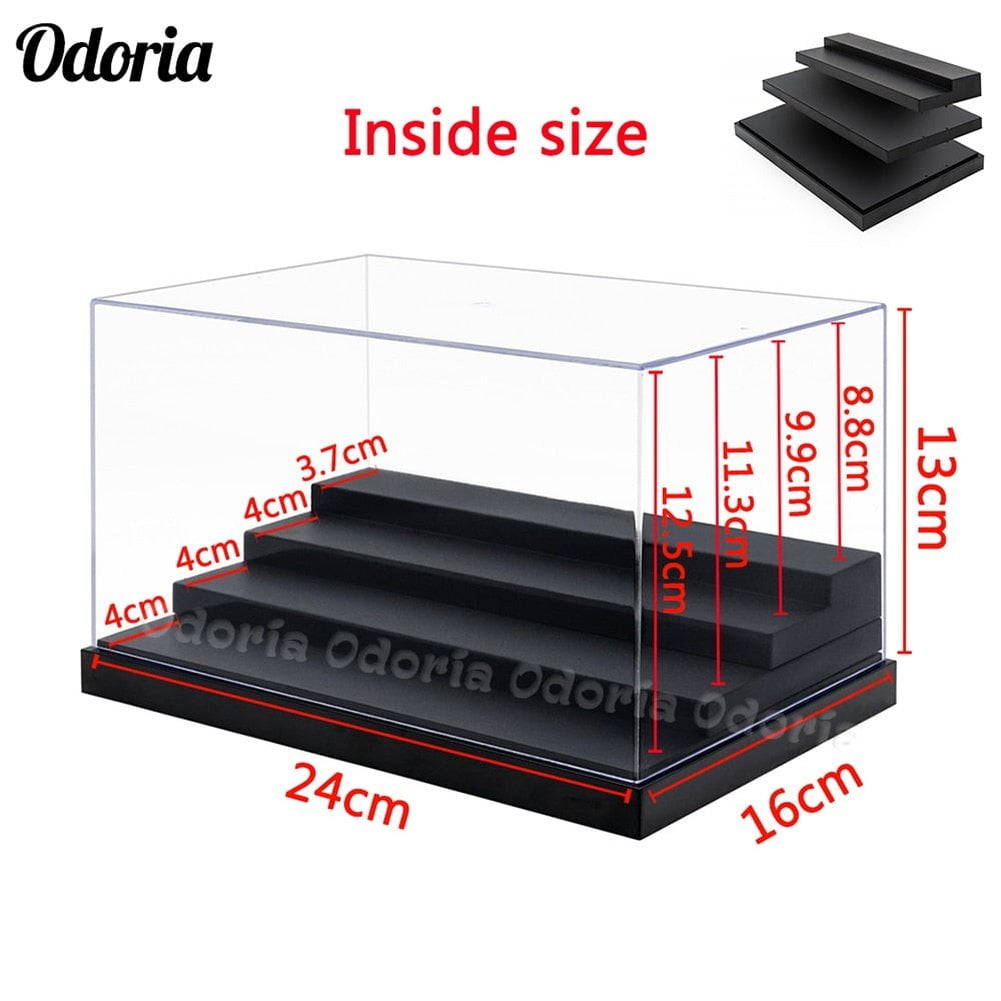 MOC NON Display: 1/2/3/4 Steps Acrylic Display Case Large Dustproof ...