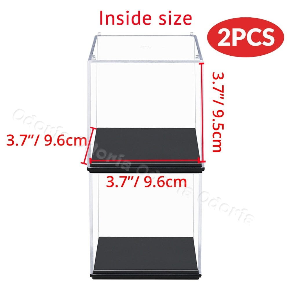 MOC NON LEGO Display: 7/9/14cm Small Acrylic Display Case Dustproof ...