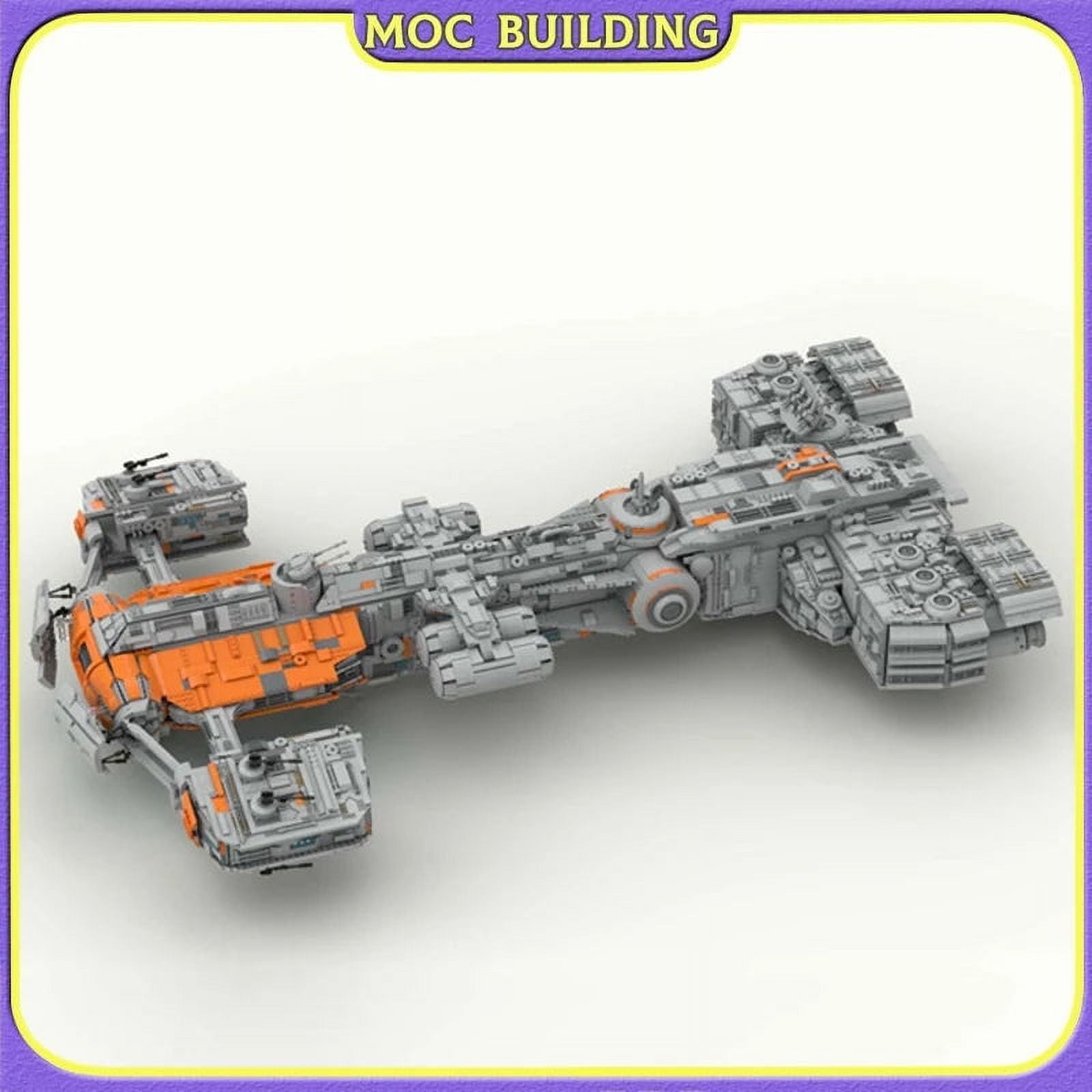 MOC NON MOC Famous Movie Series Scene Bunker Buster Building Blocks Fighter Spaceship Model DIY ...