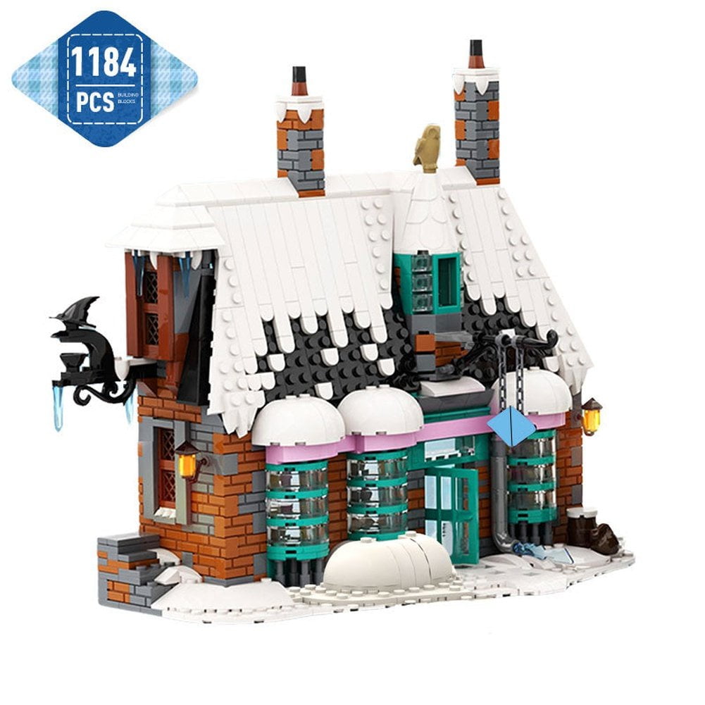 MOC NON Moc Magical World Hogsmeade Village Wizard Village Building Blocks Set City Ahitecture ...