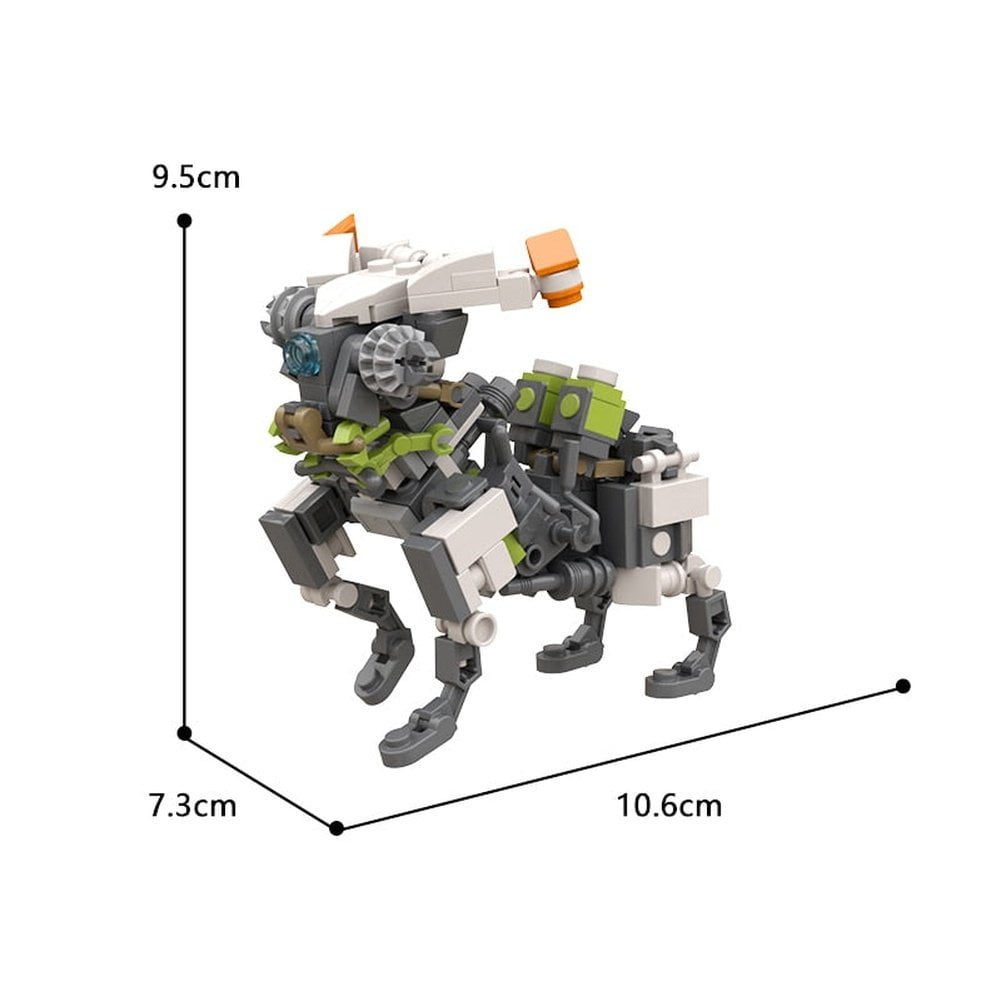 MOC NON Moc horizon Zero Dawned Shell Walker wide-headed beast bricks ...